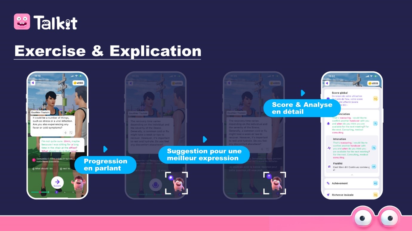 TalkIt: an immersive AI-Based Language Learning App -Ludomag